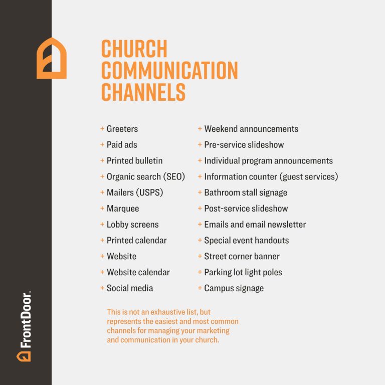The Basics of Church Communications: What You Need to Know - FrontDoor